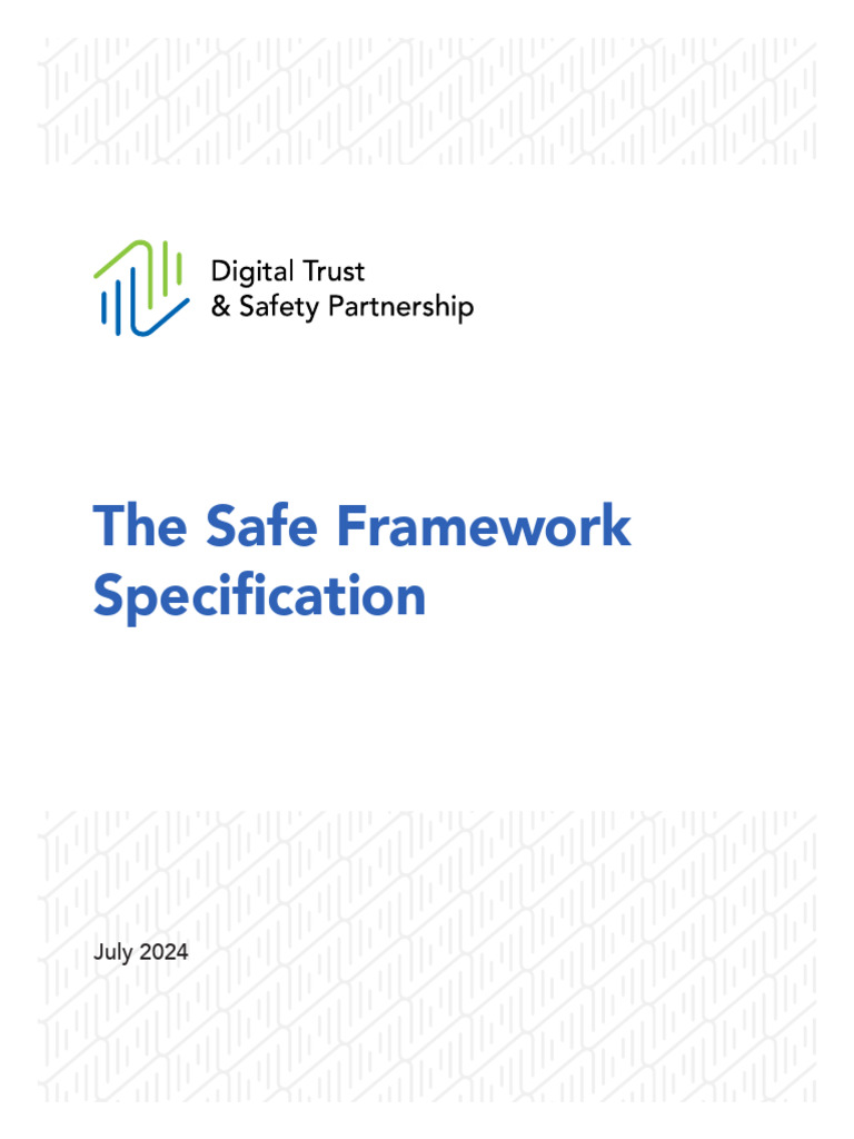 Digital Trust & Safety Framework Guide | PDF | Risk | Governance