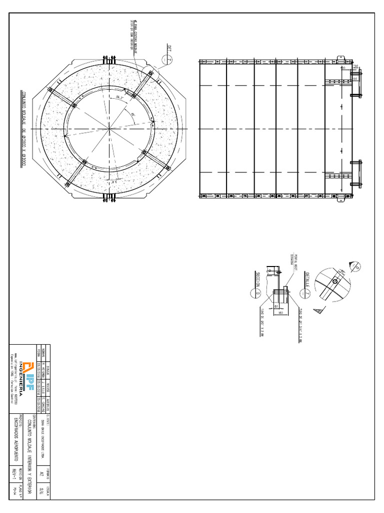 MOLDAJE Ø3000 Y Ø2000 - Rev 2 Planos - 4 | PDF