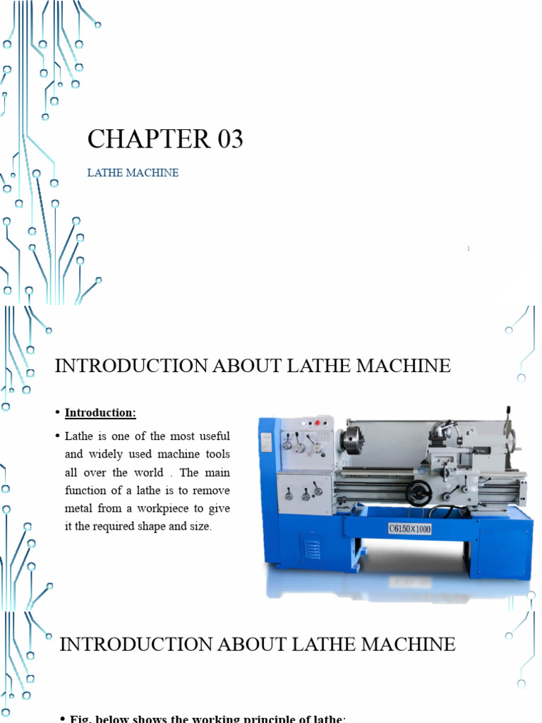 Chapter 04 - Lathe Machine (Essential) | PDF | Metalworking | Tools