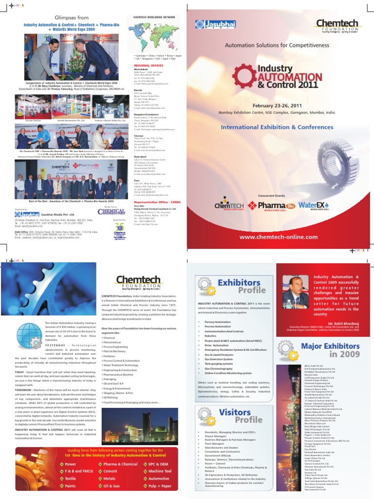 IndustryAutomation&Control2011 Brochure | PDF | Instrumentation ...