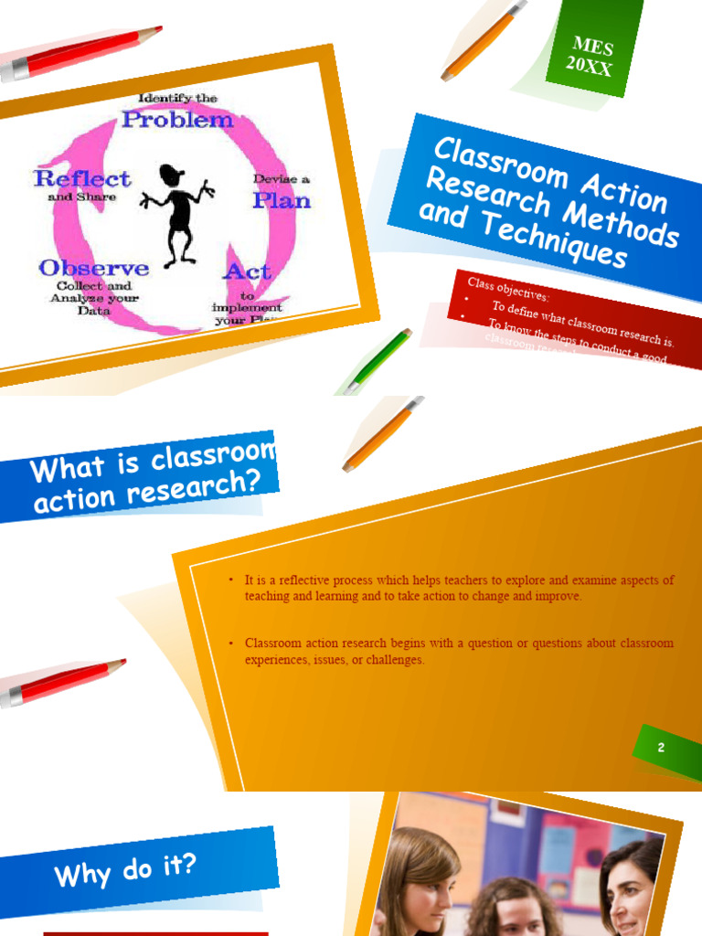 Classroom Action Research Methods and Techniques | PDF | Action ...