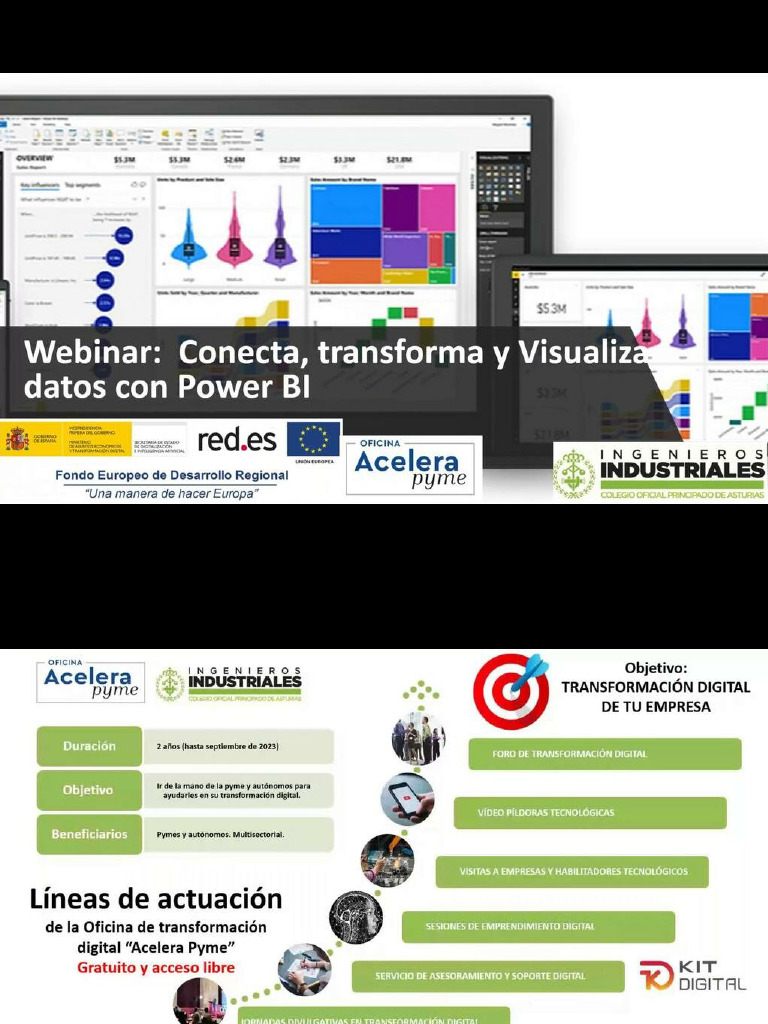 Diapositivas Webinar Conecta Datos Con Power BI | PDF