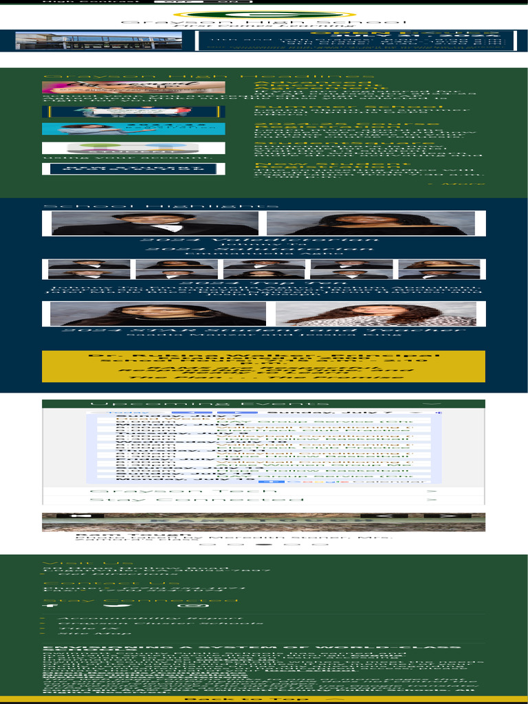 Grayson HS Homepage | PDF