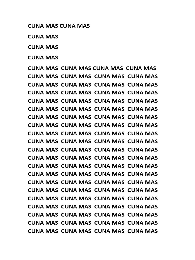 Cuna Mas Cuna Mas | PDF