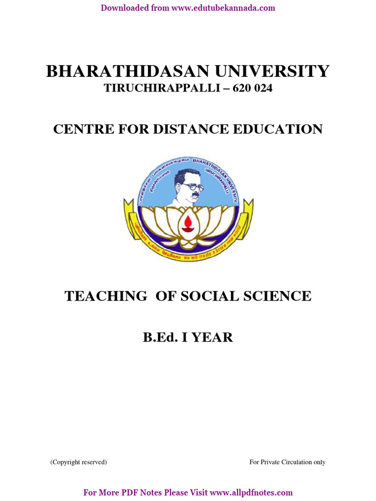 Teaching of Social Science | PDF | Science & Mathematics