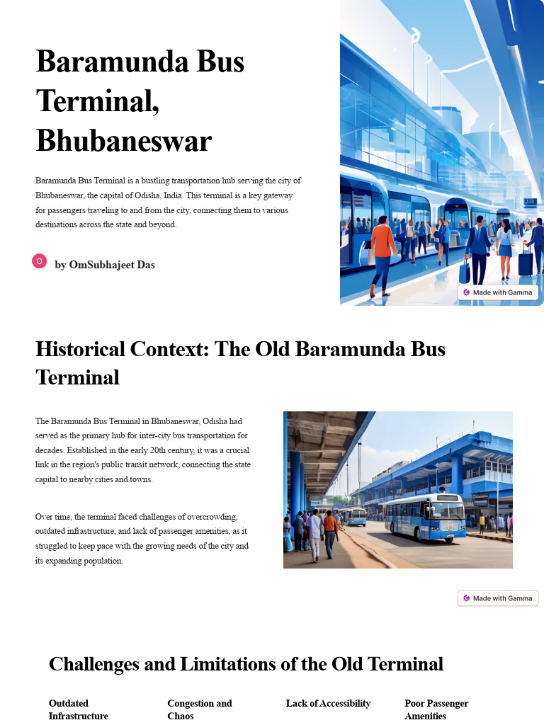 Baramunda Bus Terminal Bhubaneswar | PDF | Public Transport | Transport