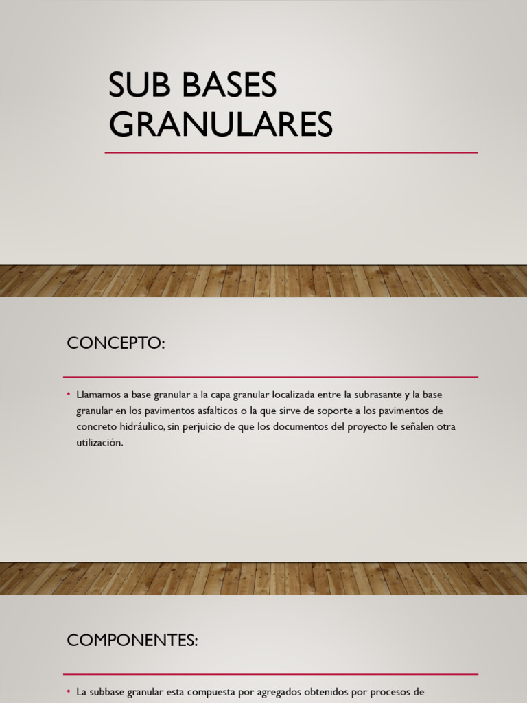 Sub Bases Granulares | PDF | Emulsión | Fase (materia)