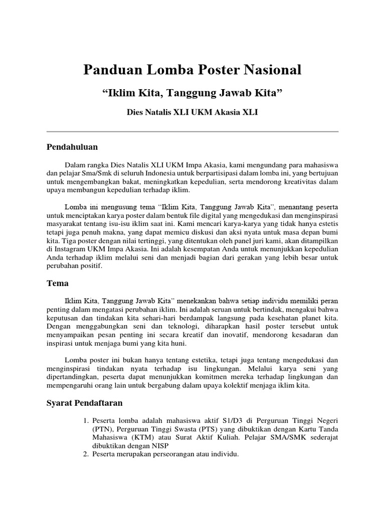 Guide Lomba | PDF | Seni