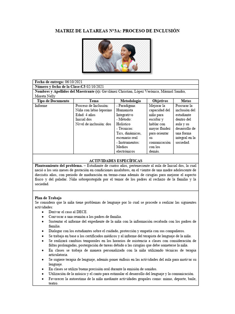 MATRIZ DE TAREAS N°3A | PDF | Bailes