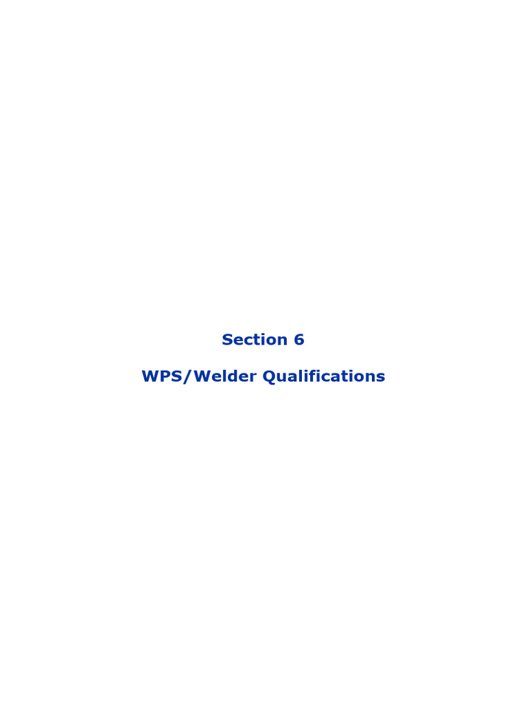 Wps And Pqr And Wpq Pdf Welding Construction