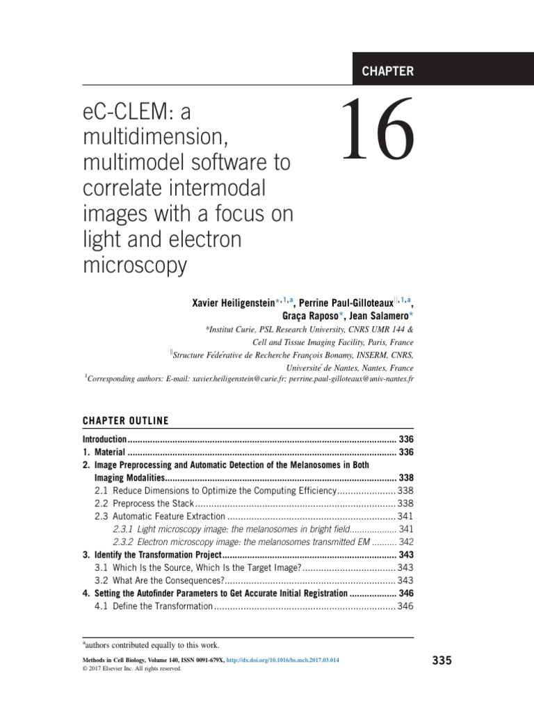 Chapter 16 - Ec CLEM A Multidimension Multimodel Software - 2017 - Methods in | PDF | Image ...