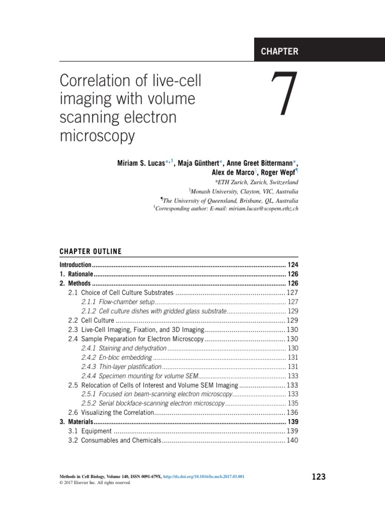 Chapter 7 - Correlation of Live Cell Imaging With Volume - 2017 ...