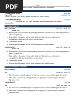 Professional Resume Template Guide | PDF | Career & Growth