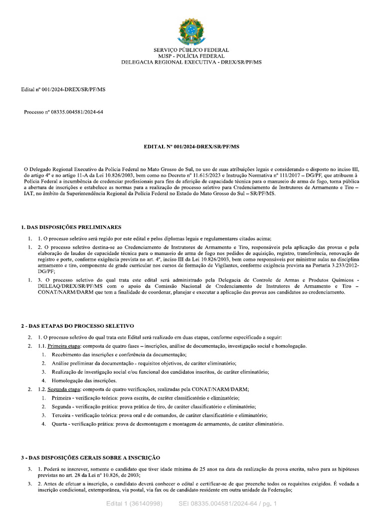 Edital Iat Ms 2024 | PDF