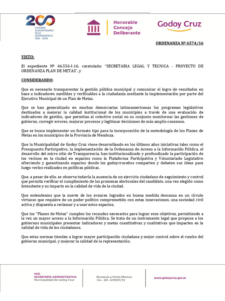 Plan de Metas para Transparencia Municipal | PDF | Democracia ...
