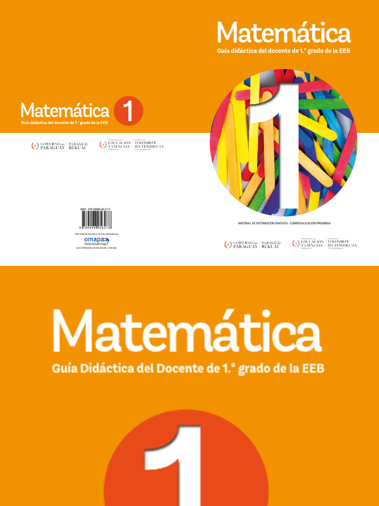Guía Didáctica de Matemática 1.º Grado | PDF | Enseñando | Maestros