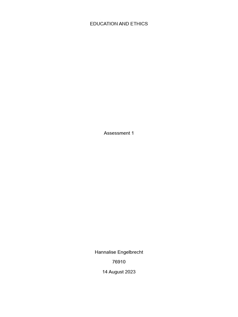 Final _ Assignment 1 (1) | PDF | Teachers | Learning