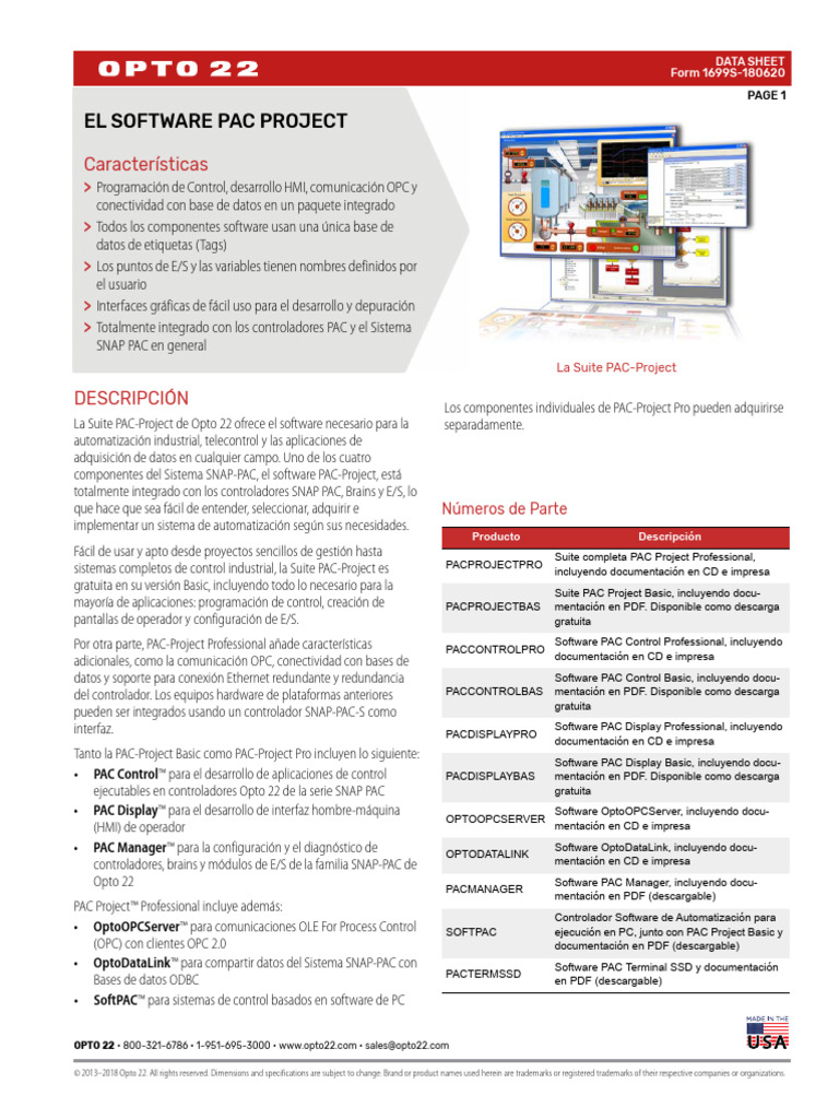 1699S_El_software_PAC_Project_Sheet | PDF | Archivo de computadora | Software de la aplicacion