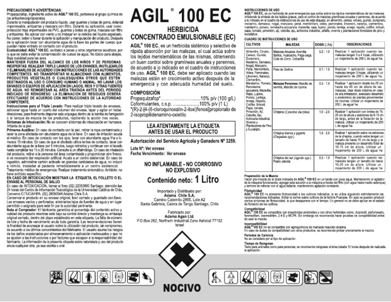 Agil 100 EC | PDF