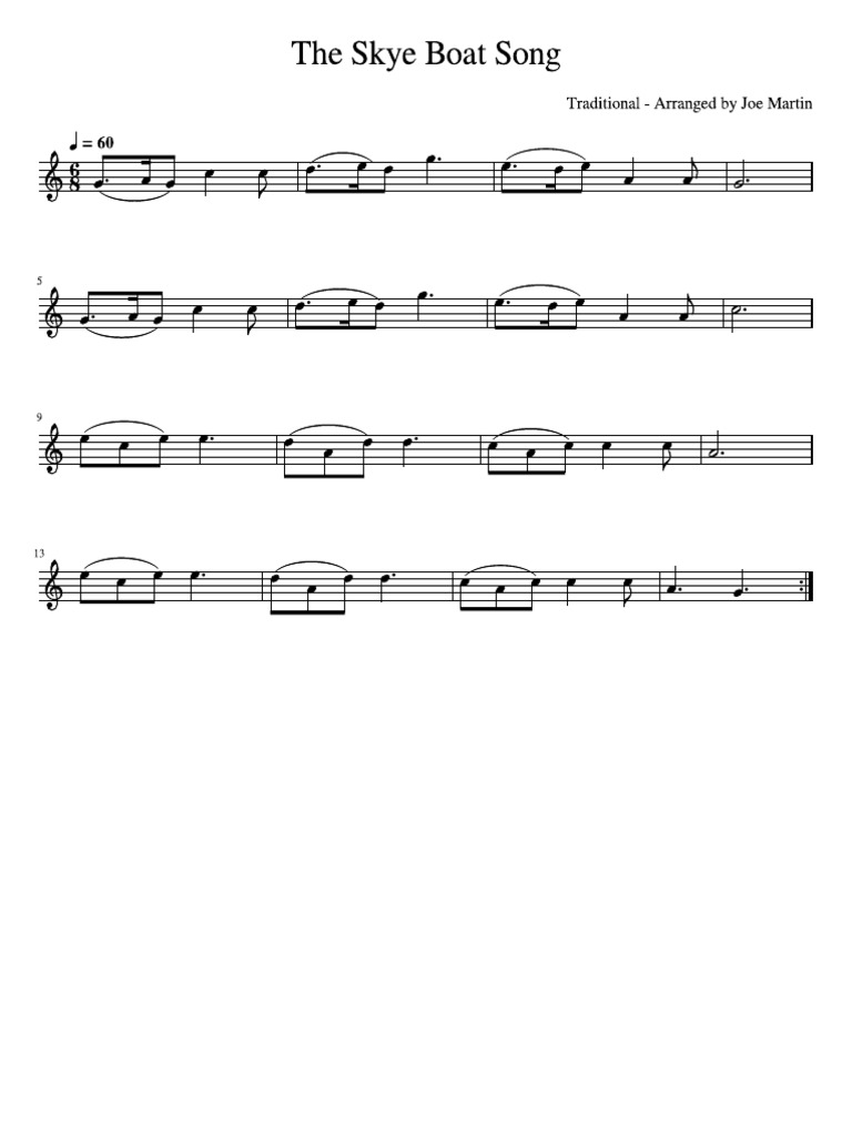 Skye Boat Song | PDF