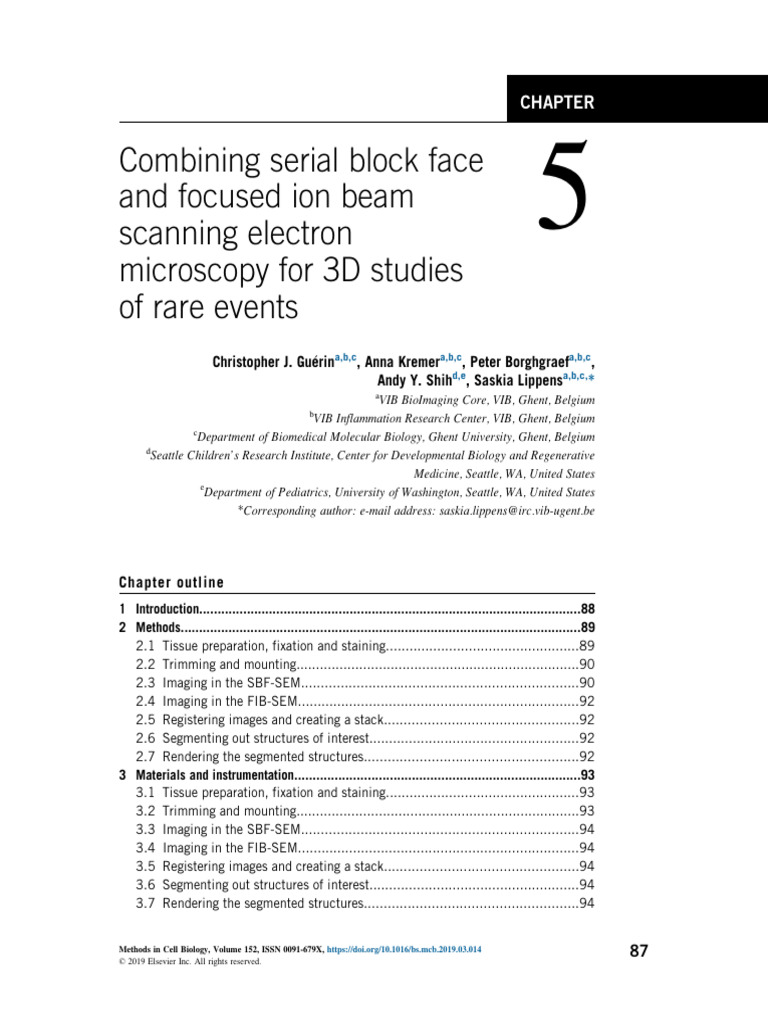 Chapter 5 - Combining Serial Block Face and Focused Ion Bea - 2019 ...
