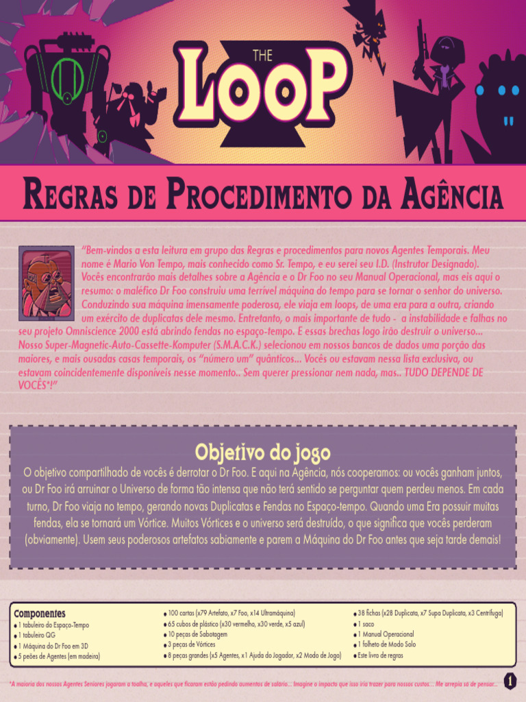 The Loop - Manual | PDF | Tempo | Cartas de baralho
