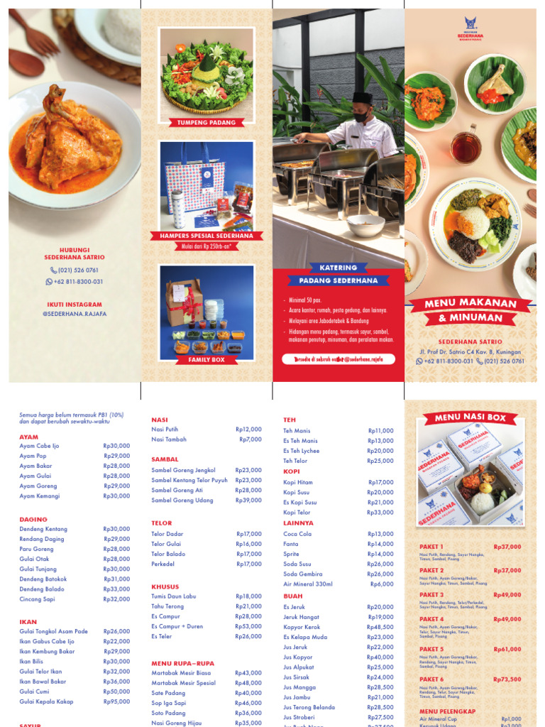 SR - Flyer 2024 - Satrio RM Sederhana | PDF