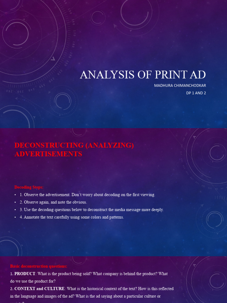 Analysis Of Print Ad PDF Advertising Emotions
