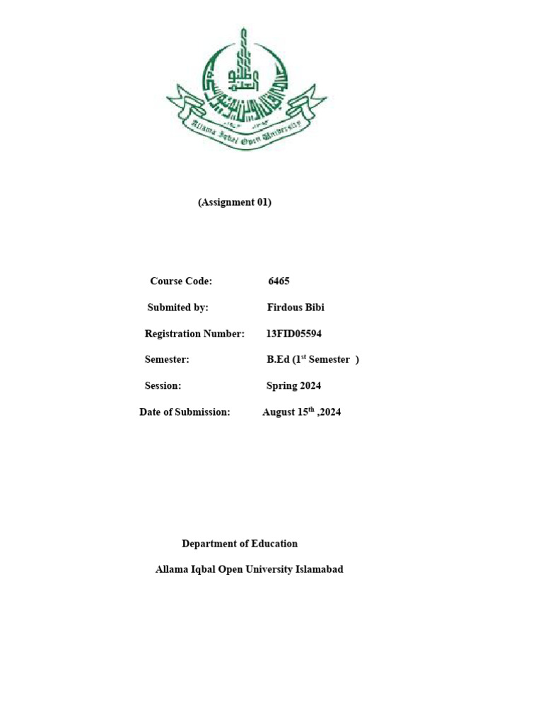 Firdous Bibi 6465 | PDF | Accuracy And Precision | Usability