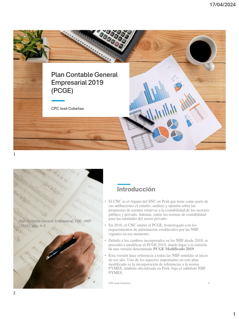 Plan Contable General Empresarial Modificado 2019 - Perú | PDF ...