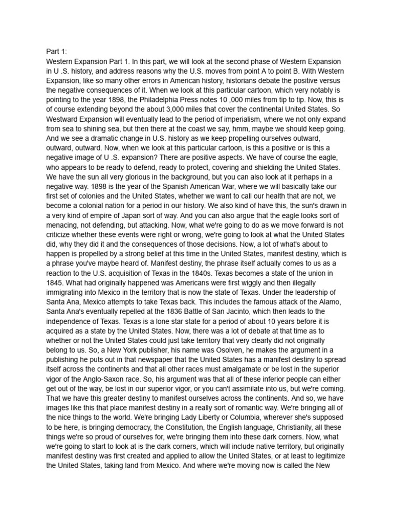 Western Expansion | PDF | California | Cowboys