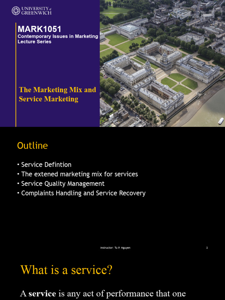 Extended Marketing Mix for Services | PDF | Business Process | Marketing