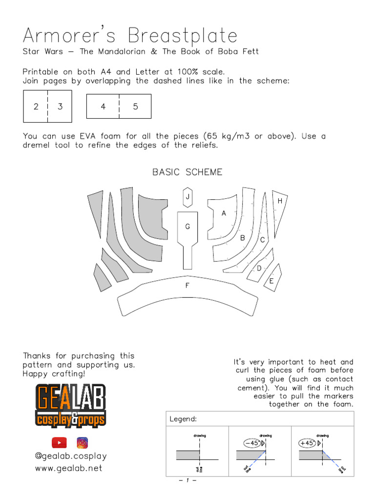 Armorer-Breastplate Pattern | PDF