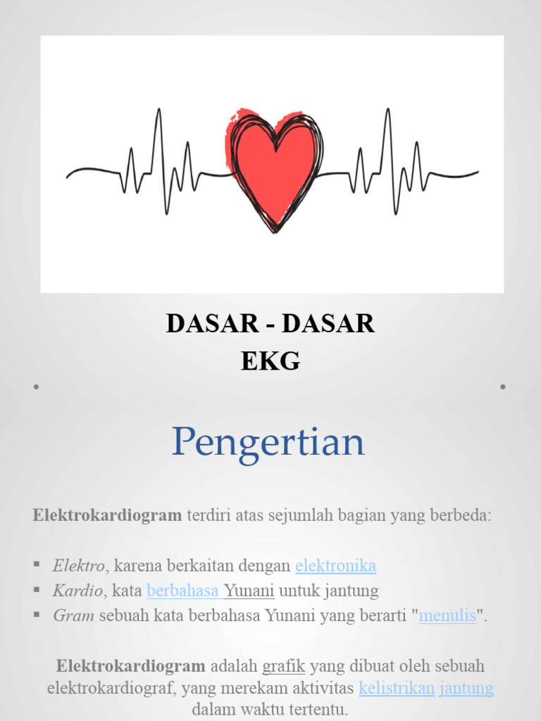 Dasar Dasar Ekg | PDF