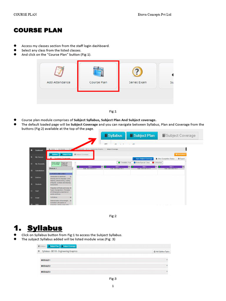 Courseplan_Documentation | PDF | Icon (Computing) | Software