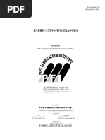 Tolerances For Pipe Fabrication | PDF | Pipe (Fluid Conveyance ...