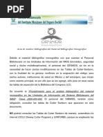 Tabla Cutter Sanborn-1 | PDF