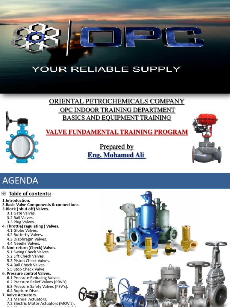 VALVE Fundamentals Training | PDF | Valve | Actuator