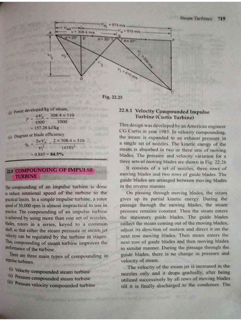 Compounding of Impulse Turbine | PDF