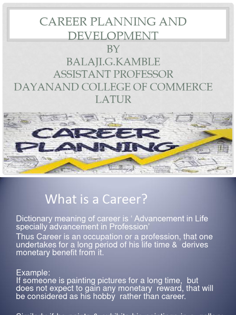 Career Planning and Development | PDF | Decision Making | Planning
