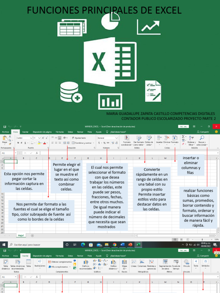 Manejo Excel PDF | PDF | Microsoft Excel | Hoja de cálculo