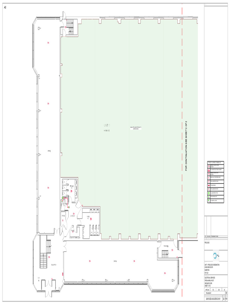 Fire Alarm Layout Plan - Ground Floor | PDF | Equipment | Hazards