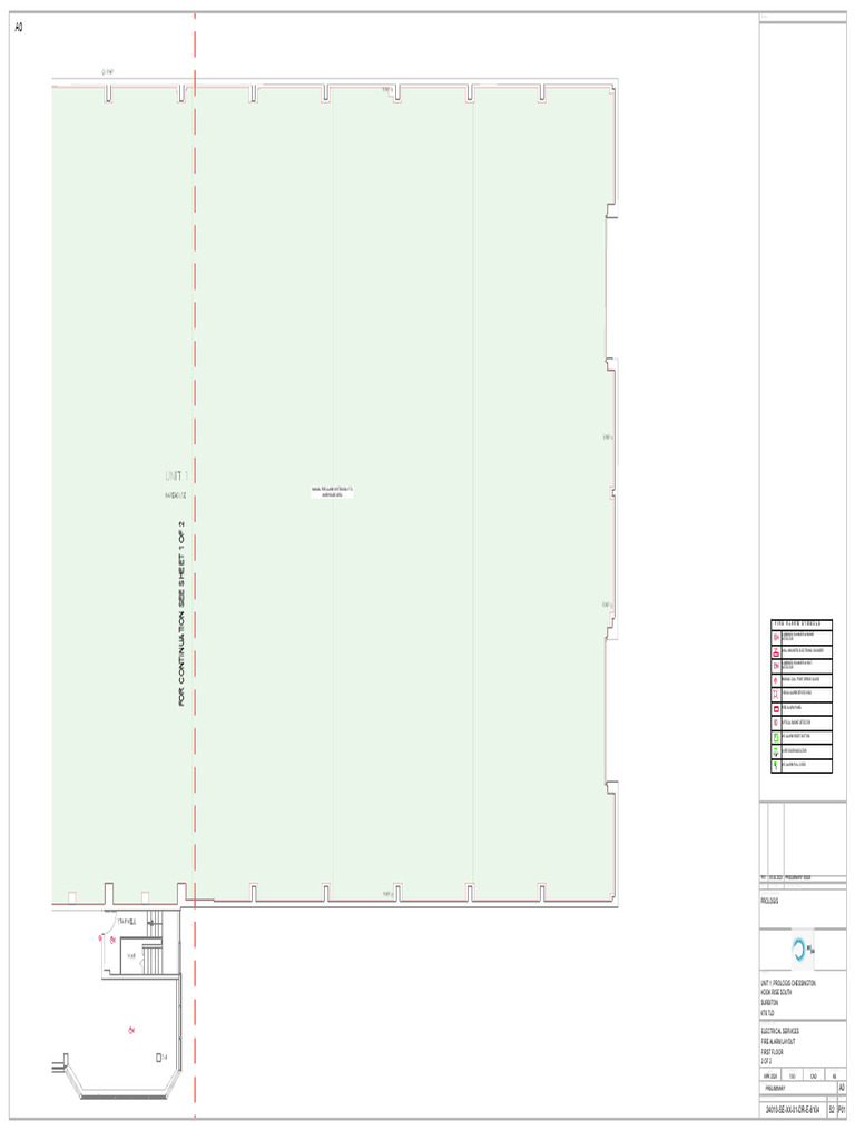 Fire Alarm Layout for Prologis Unit 1 | PDF | Hazards | Firefighting