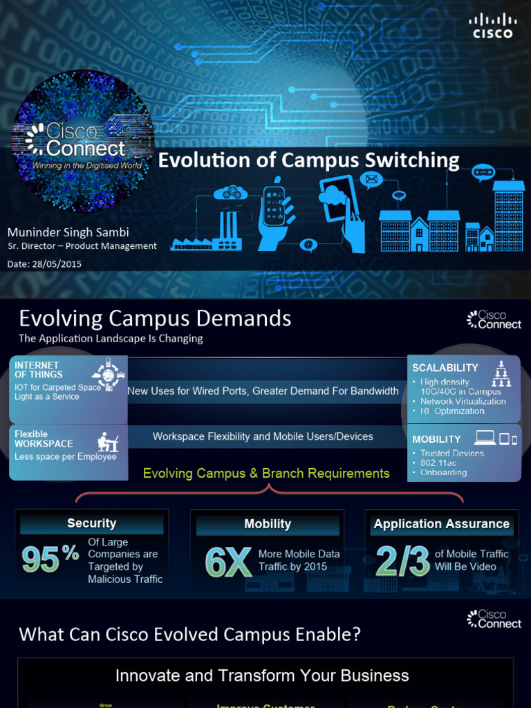 Cisco Campus Network Evolution | PDF | Computer Network | Network Switch