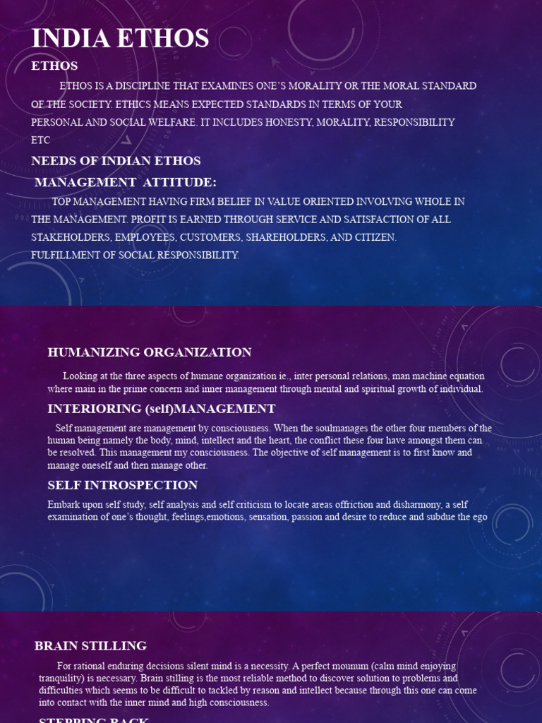 Indian Ethos in Personality Development | PDF | Mind | Consciousness