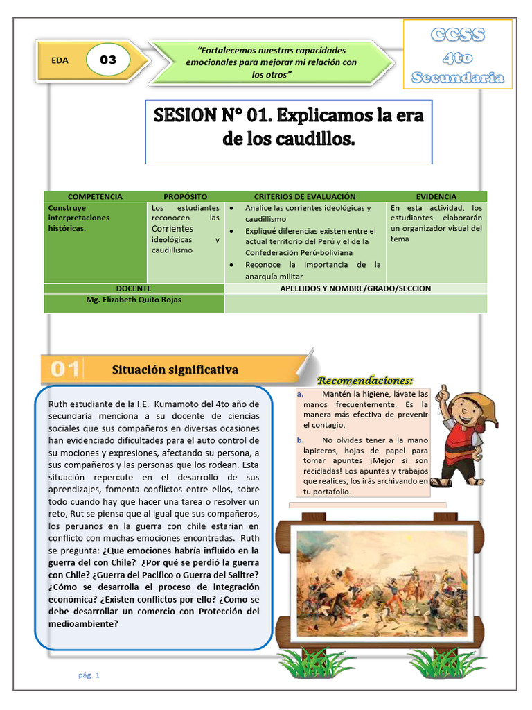 SESIN 1 EDA 3 | PDF | Comunidad andina | Perú