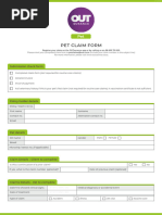 Dotsure Veterinary Claim Form 20210714 | PDF | Insurance
