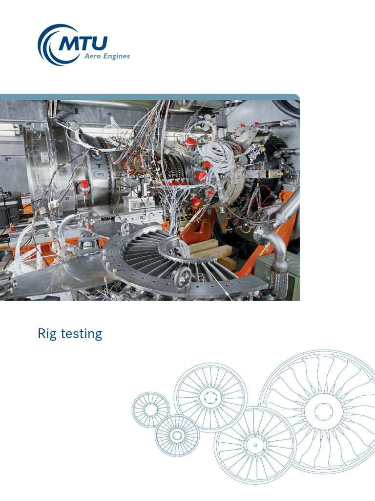 Compressor Turbine Testing MTU 2 | PDF | Engines | Engineering
