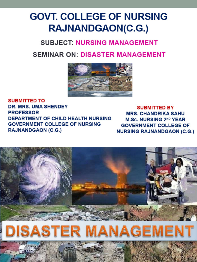 Disaster Management | PDF | Emergency Management | Natural Disasters