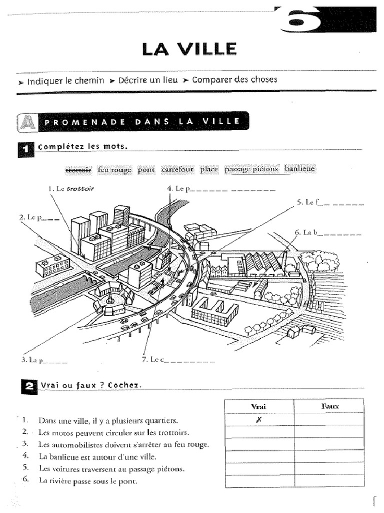 Vocabulaire de La Ville | PDF